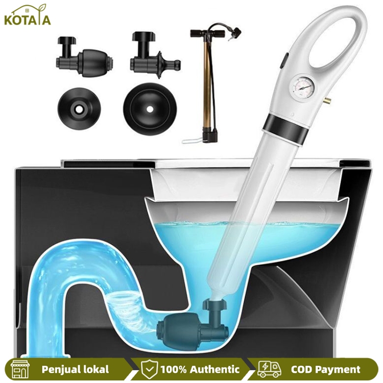 Jual Pompa Anti Sumbat Toilet/Drain Buster Air Pump Toilet Plunger ...