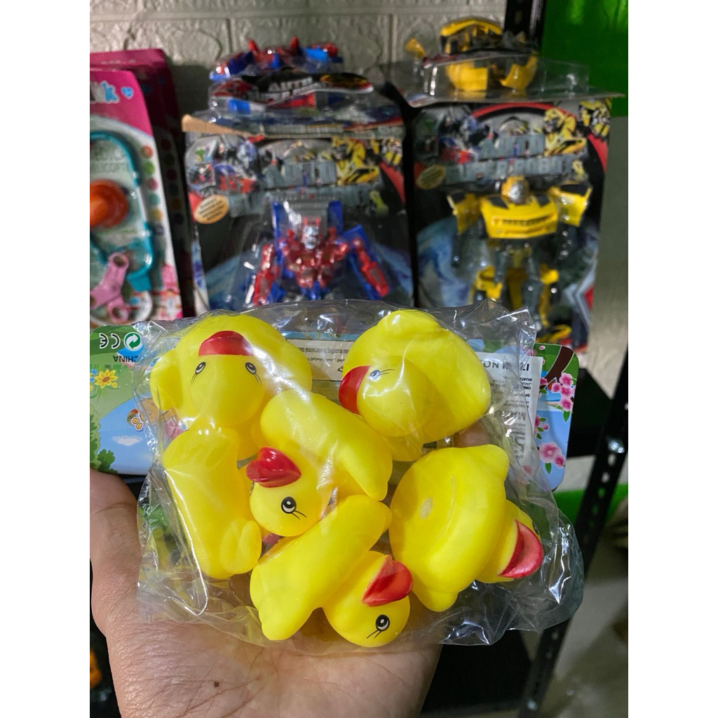 Jual Mainan Bayi Bebek Vinyl Karet isi 6 Mandi Spa Baby | Shopee Indonesia