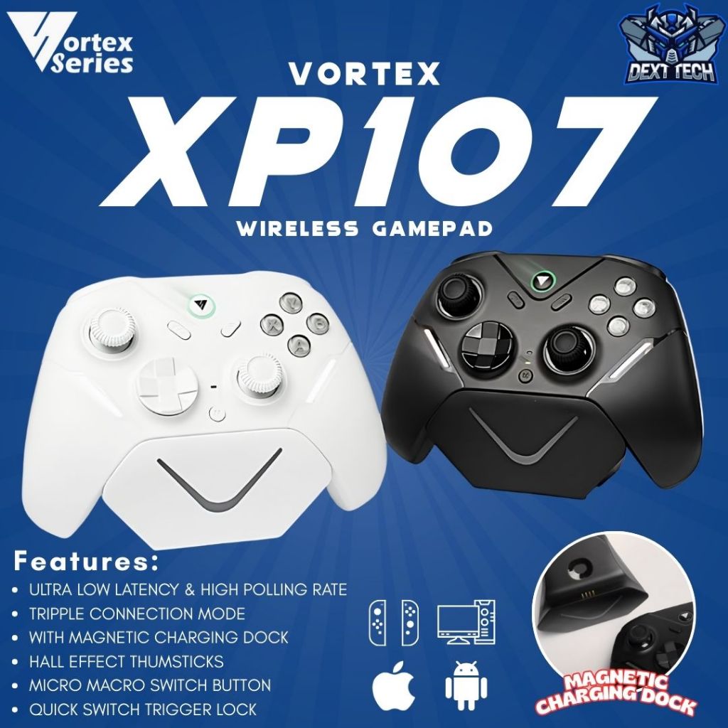 Jual VortexSeries XP107 Wireless Gamepad Controller Gyro, Turbo ...
