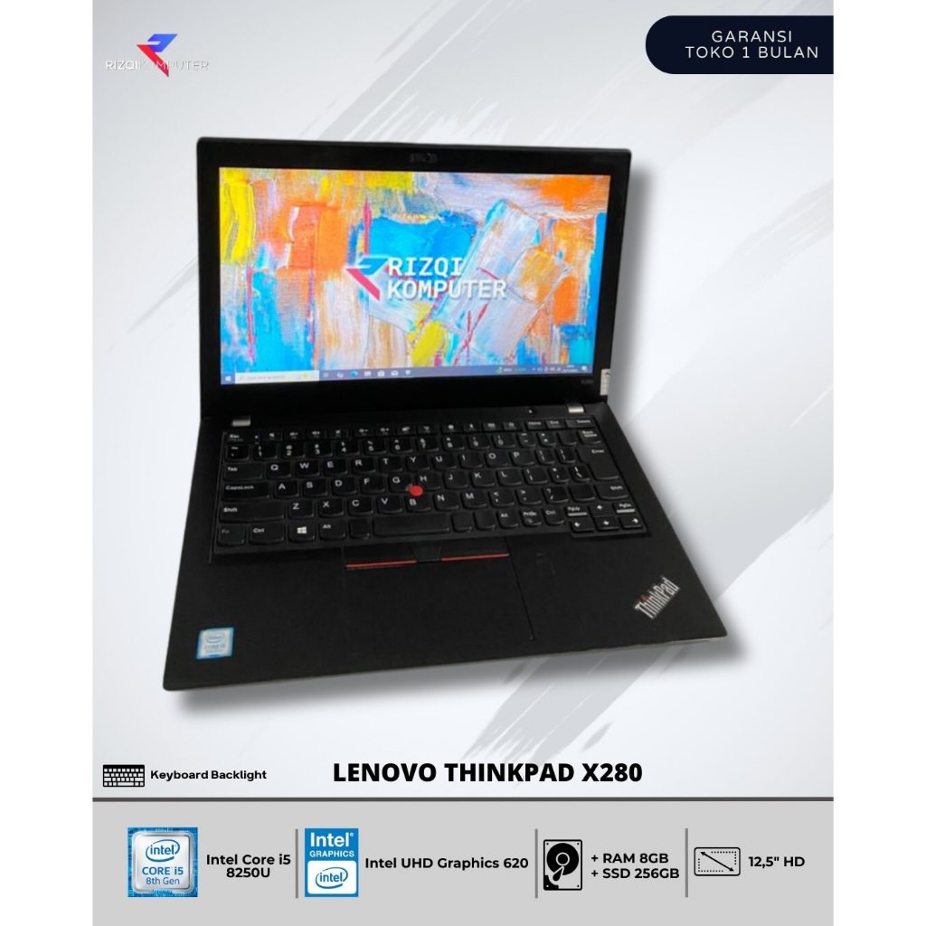 Jual Lenovo Thinkpad X280 Intel Core i5-8250U Ram 8GB SSD 256GB all ...