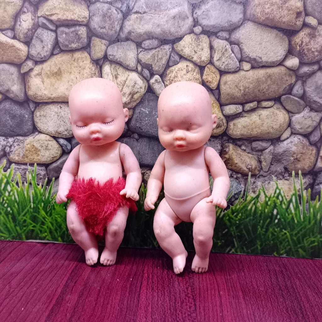 Jual Isi 2 Boneka Bayi Fluffy Kembar Jadul - Mainan Anak Lawas | Shopee ...