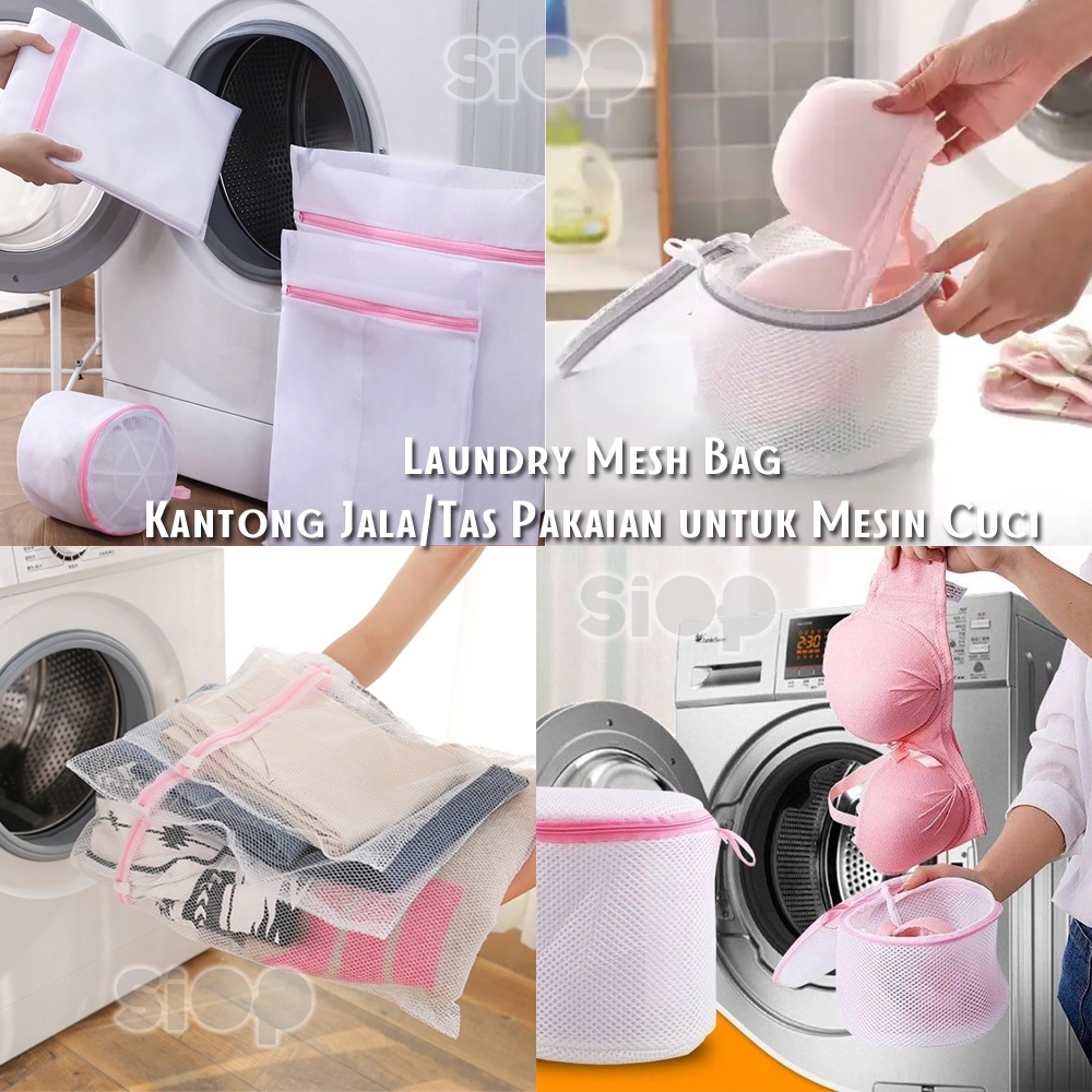Jual Kantong Net Tas Mesin Cuci Pakaian Baju Bra Laundry Wash Bag ...