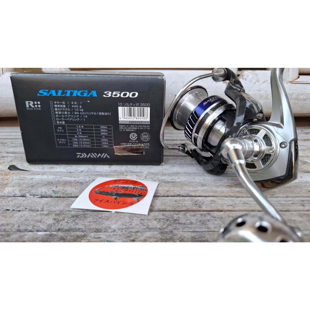 Jual SECOND SPINNING REEL DAIWA 10 SALTIGA 3500 | Shopee Indonesia
