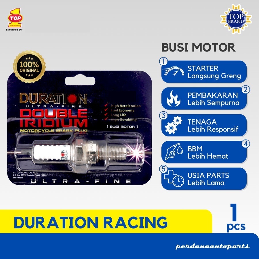 Jual Busi Dobel Iridium Motor Jupiter MX150, Vixion, Thunder 125 ...