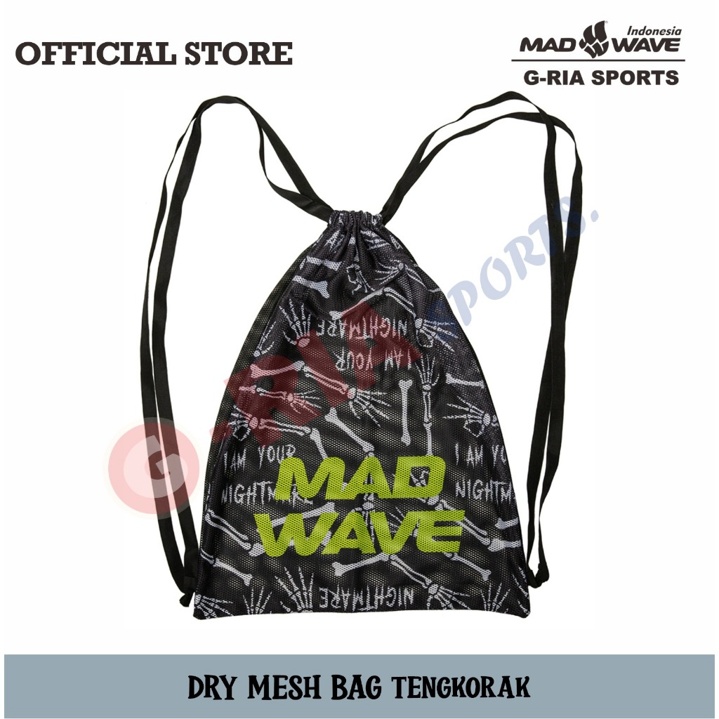 Jual Mad Wave Dry Mesh Bag Motif Tengkorak Size 65 x 50 cm ( Tas ...