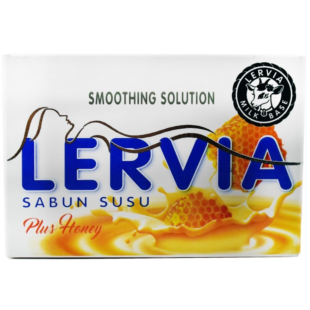 Jual LERVIA Sabun Susu Plus Honey 90 gr | Sabun Mandi Batang Susu ...