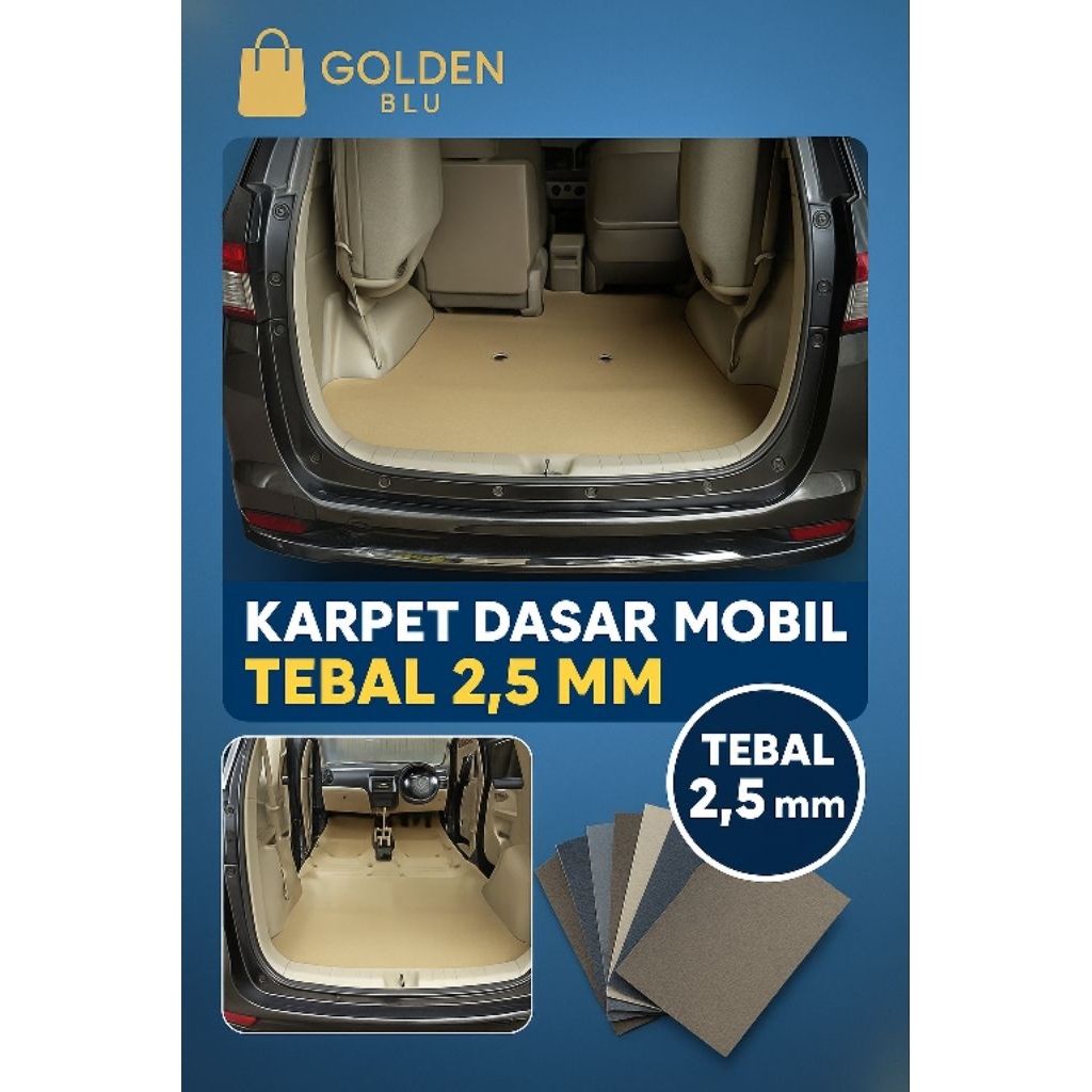 Jual Karpet Dasar Tebal 2.5 mm Mobil Yaris 2014-2023 Bahan Kulit Model ...