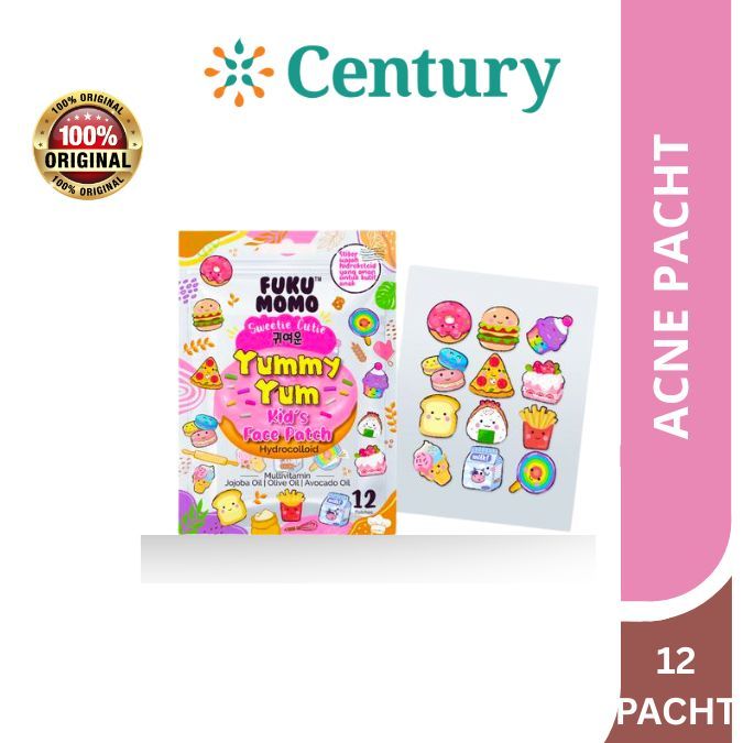 Jual FUKU MOMO YUMMY YUM KIDS FACE PATCH ISI 12 STIKER / PERAWATAN ...
