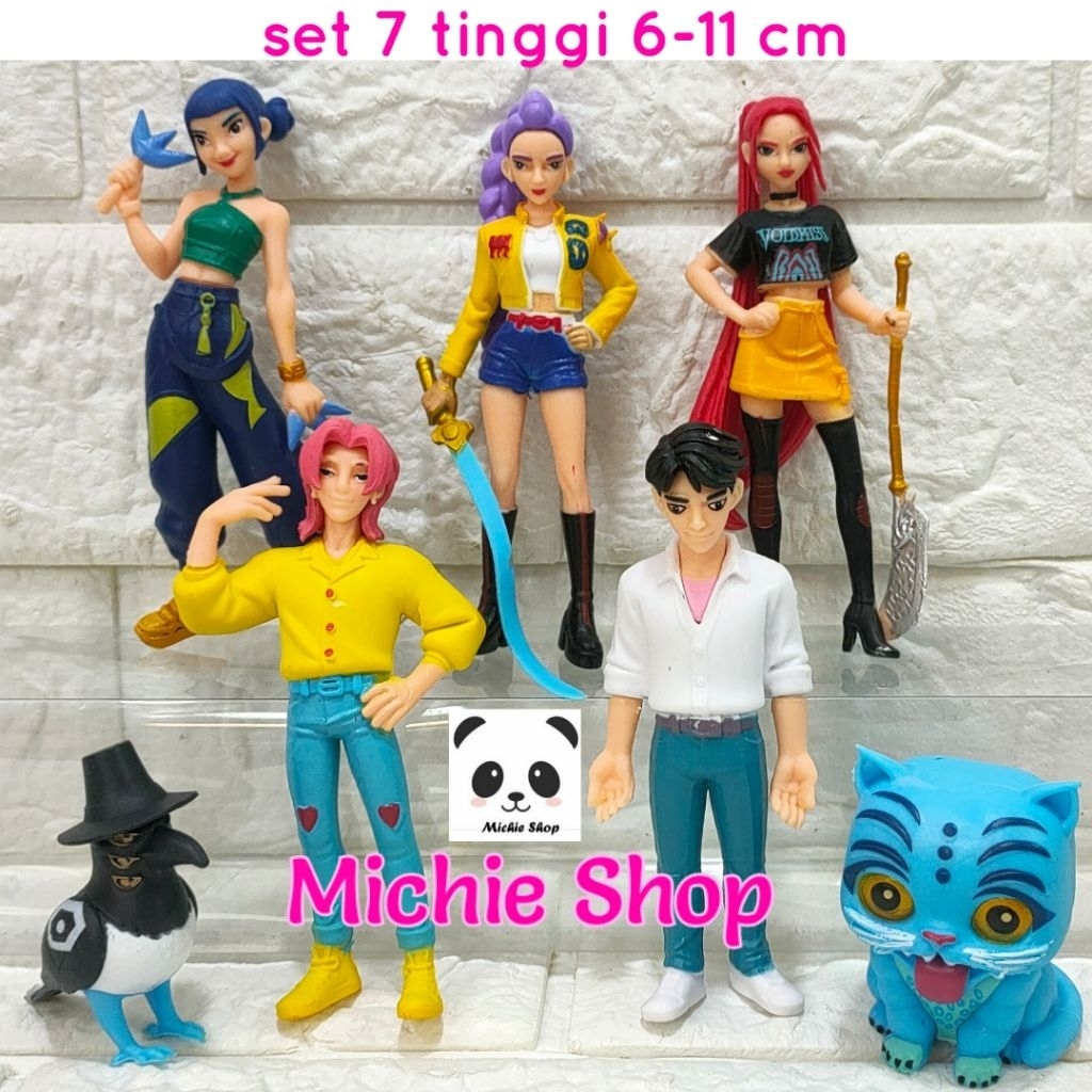 Jual [READY STOCK] 7pcs/set KPOP Demon Hunters Action Figure Toy Derpys ...