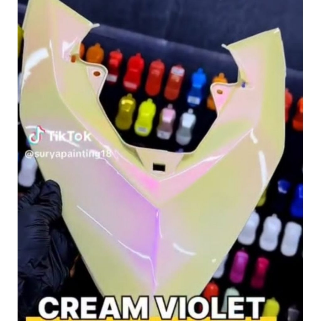 Jual Cat motor warna cream lembayung unggu jenis pu original cat satu ...