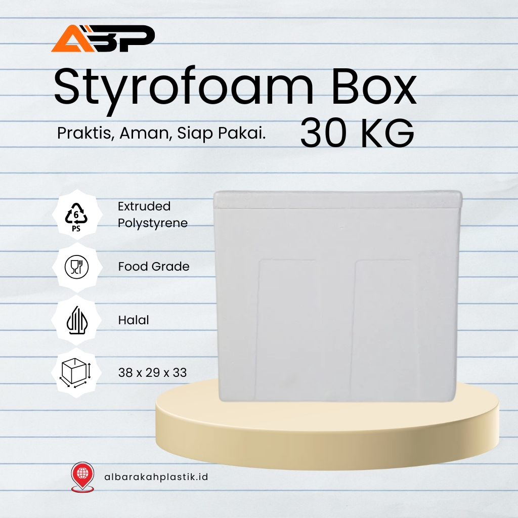 Jual Styrofoam Box 30 Kg- Box Sterofoam Kotak Foam Cooler Box | Box ...