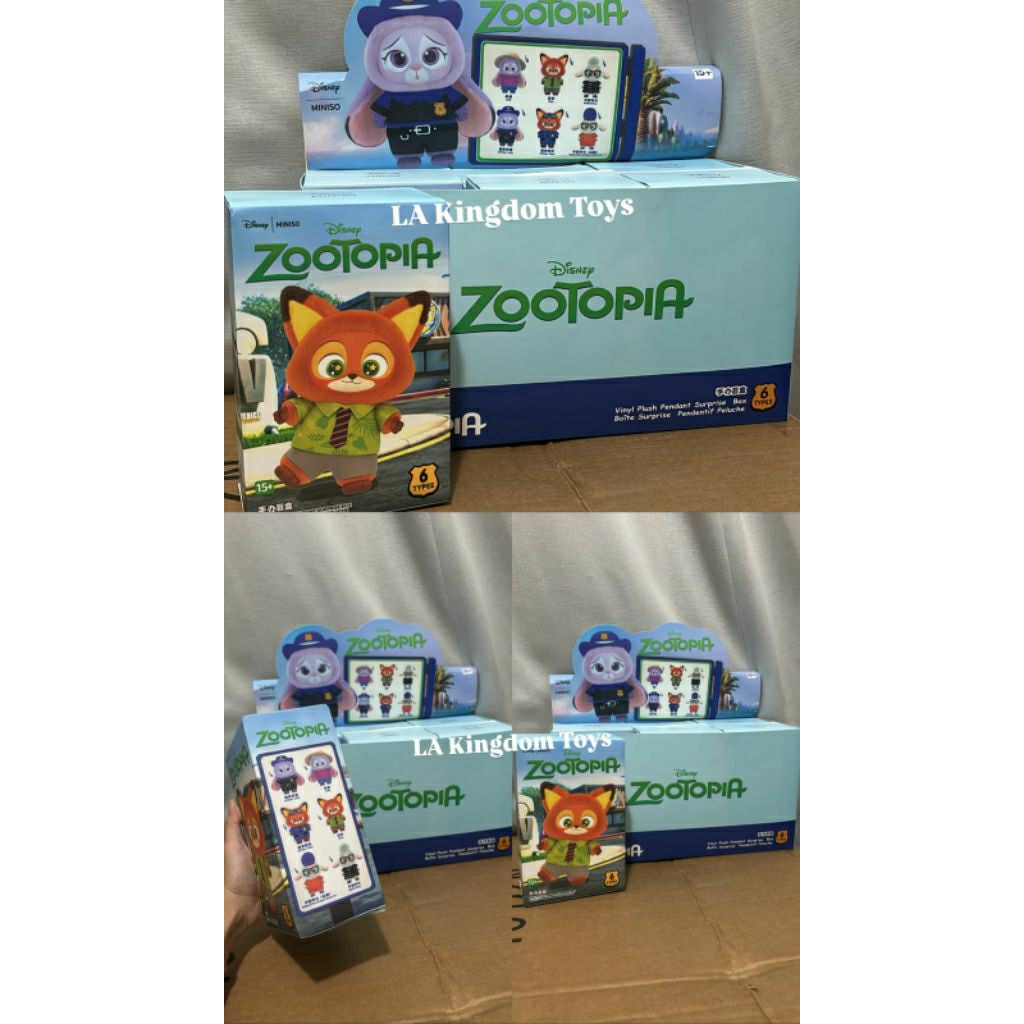 Jual Blind Box Zootopia / MINISO X Disney Zootopia Collection Vinyl ...