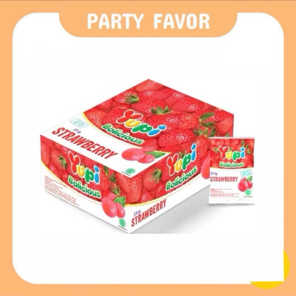 Jual YUPI PERMEN GUMMY BOLICIOUS FRUITS - YUPI RASA BUAH 1 Box isi 24 ...