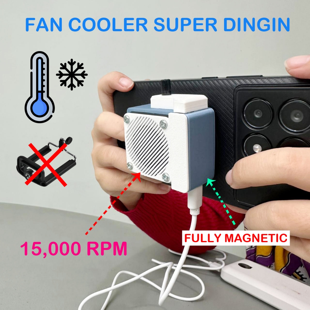 Jual Supercool Fan Cooler Hape Handphone Gaming Pendingin Kipas High ...
