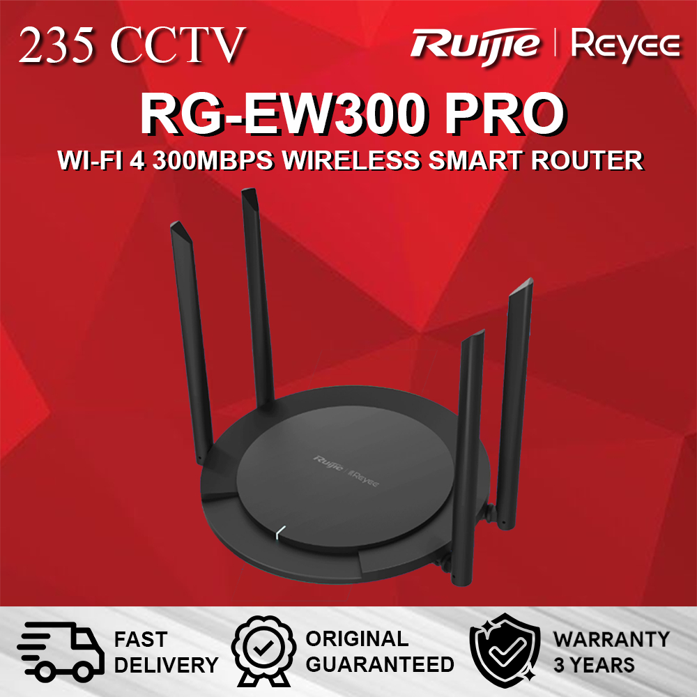 Jual RUIJIE REYEE RG-EW300 PRO WI-FI 4 300MBPS WIRELESS SMART ROUTER ...