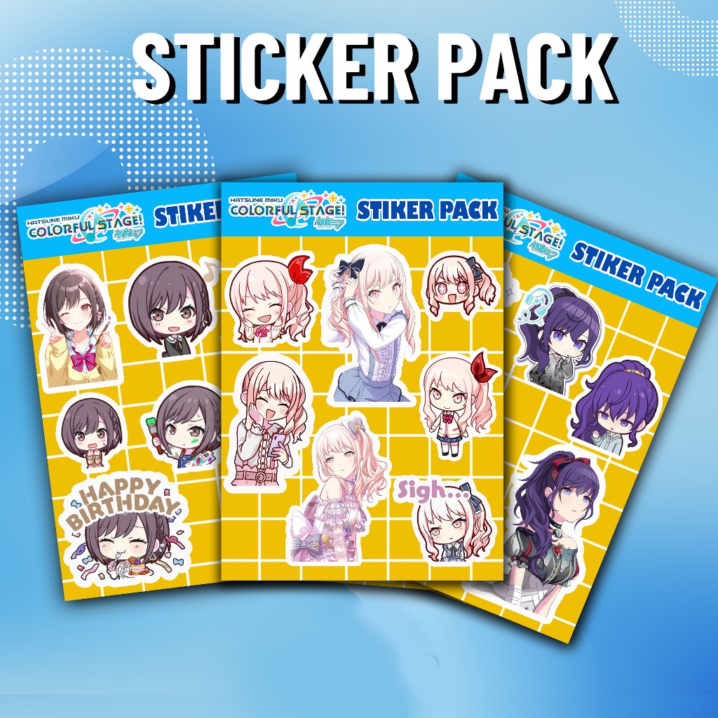 Jual Sticker Pack akiyama mizuki,shinonome ena,mafuyu asahina project ...