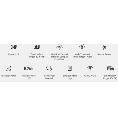 Jual EZVIZ C6N PRO 3MP PAN & TILT SMART HOME CAMERA CCTV INDOOR ...