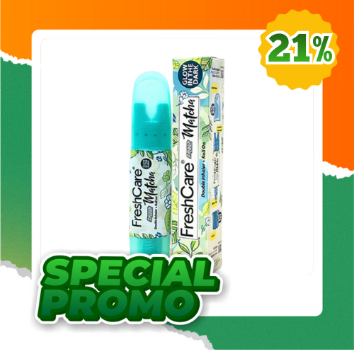 Jual FreshCare Minyak Angin Smash Matcha Inhaler & Roll On 8ml – Pereda ...