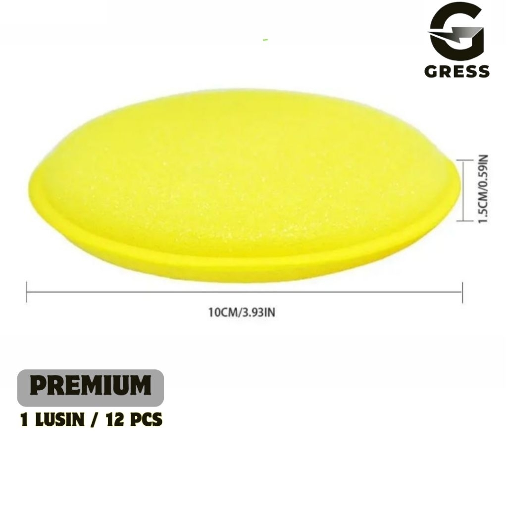 Jual Applicator Pad Kuning | Aplikator Pad Wax Lembut 1 lusin (12pcs ...