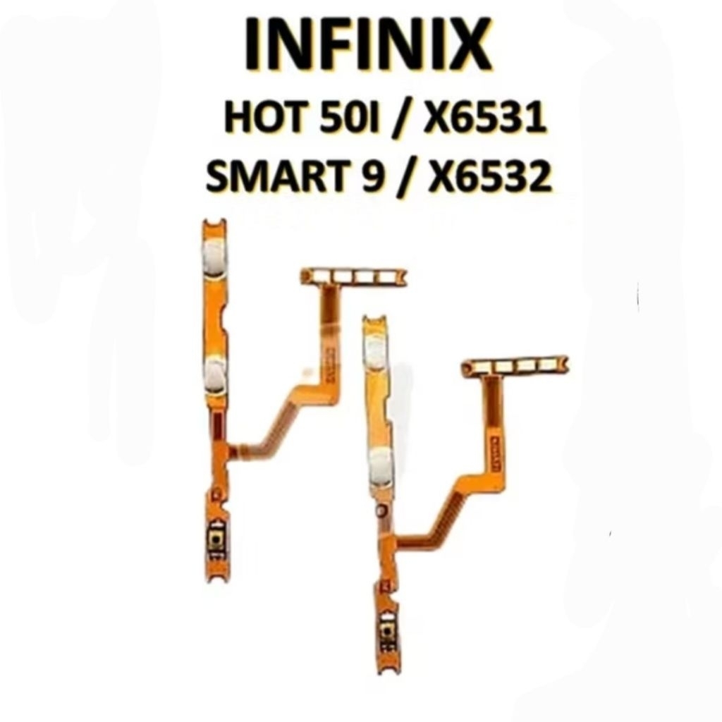 Jual FLEXIBEL ON OFF VOLUME INFINIX SMART 9/X6532/HOT 50I/X6531 ...