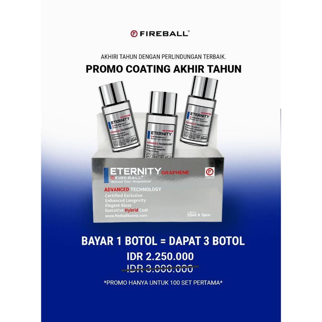 Jual fireball eternity graphene coating 35ml x 3pcs (1SET) - 1 botol ...