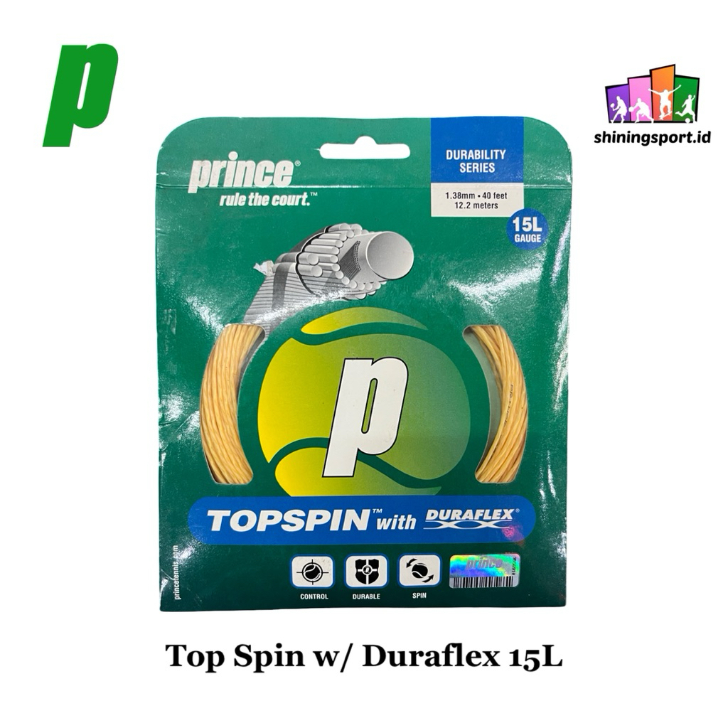 Jual Senar Tennis Prince Top Spin w/ Duraflex 15L Durability Series ...