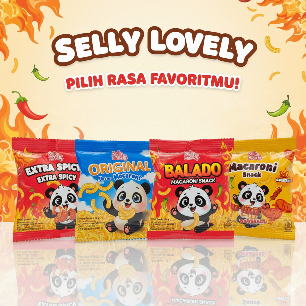 Jual SNACK MAKARONI VIRAL BY SELLY LOVELY LANGSUNG SANTAP BISA MIX RASA ...