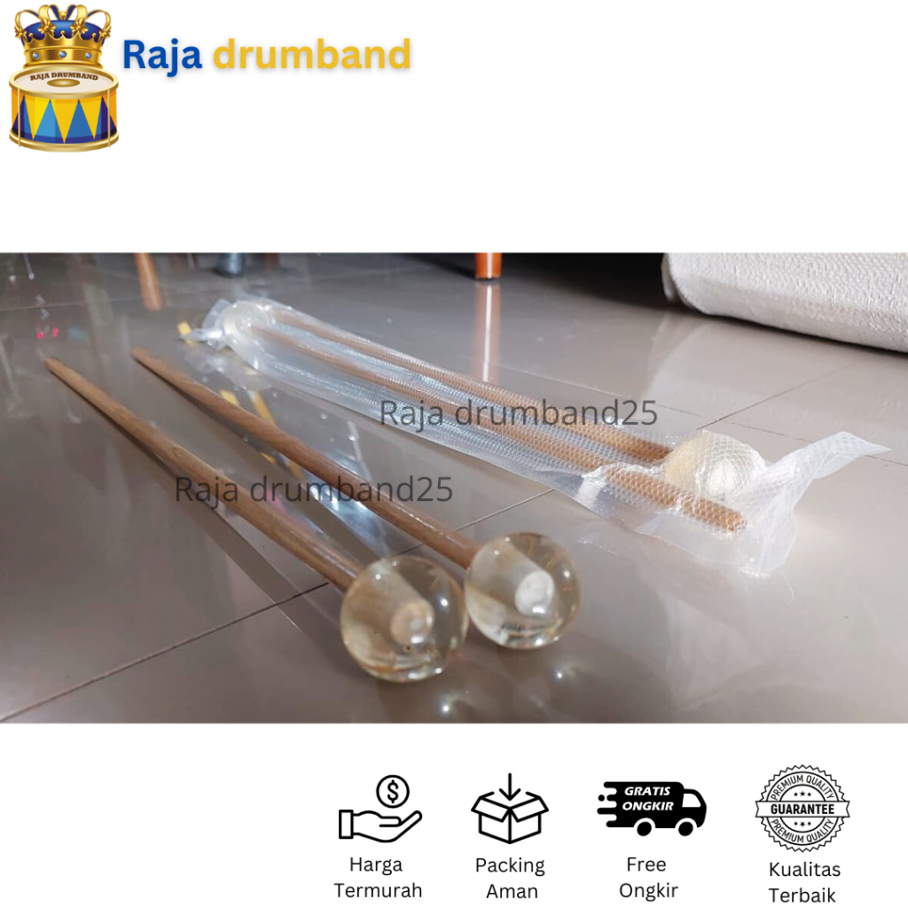 Jual Stik Bellira Kaca, stik bells marchingbell kaca tni akpol akmil ...