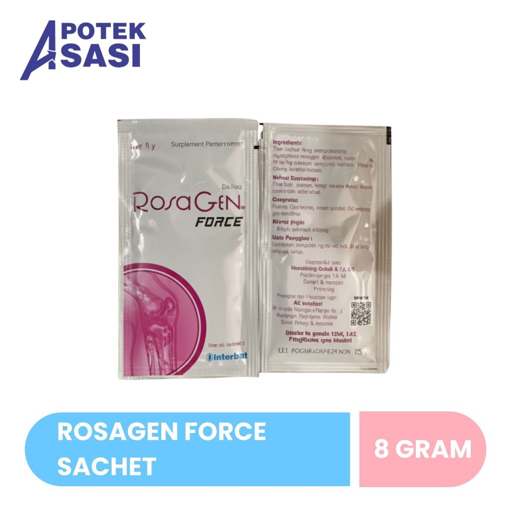 Jual Rosagen Force Sachet 8g - Suplemen Otot Tulang | Shopee Indonesia