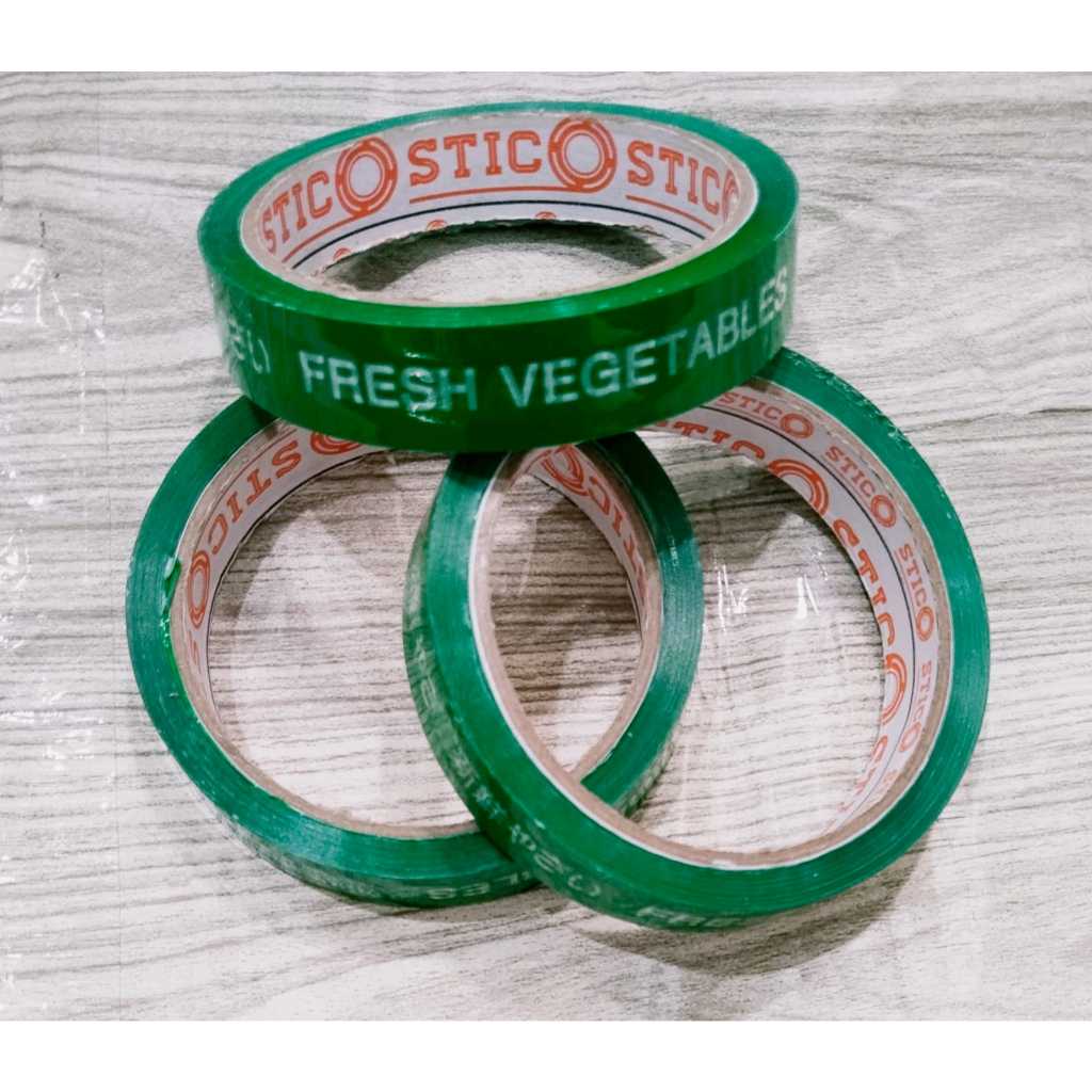 Jual Lakban solasi isolatip hijau FRESH VEGETABLES sayur merk stic ...