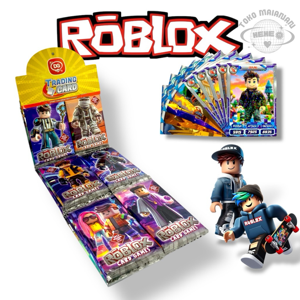 Jual 12 SACHET KARTU FOIL DG ROBLOX || TRADING CARD ROBLOK (1 Renteng ...