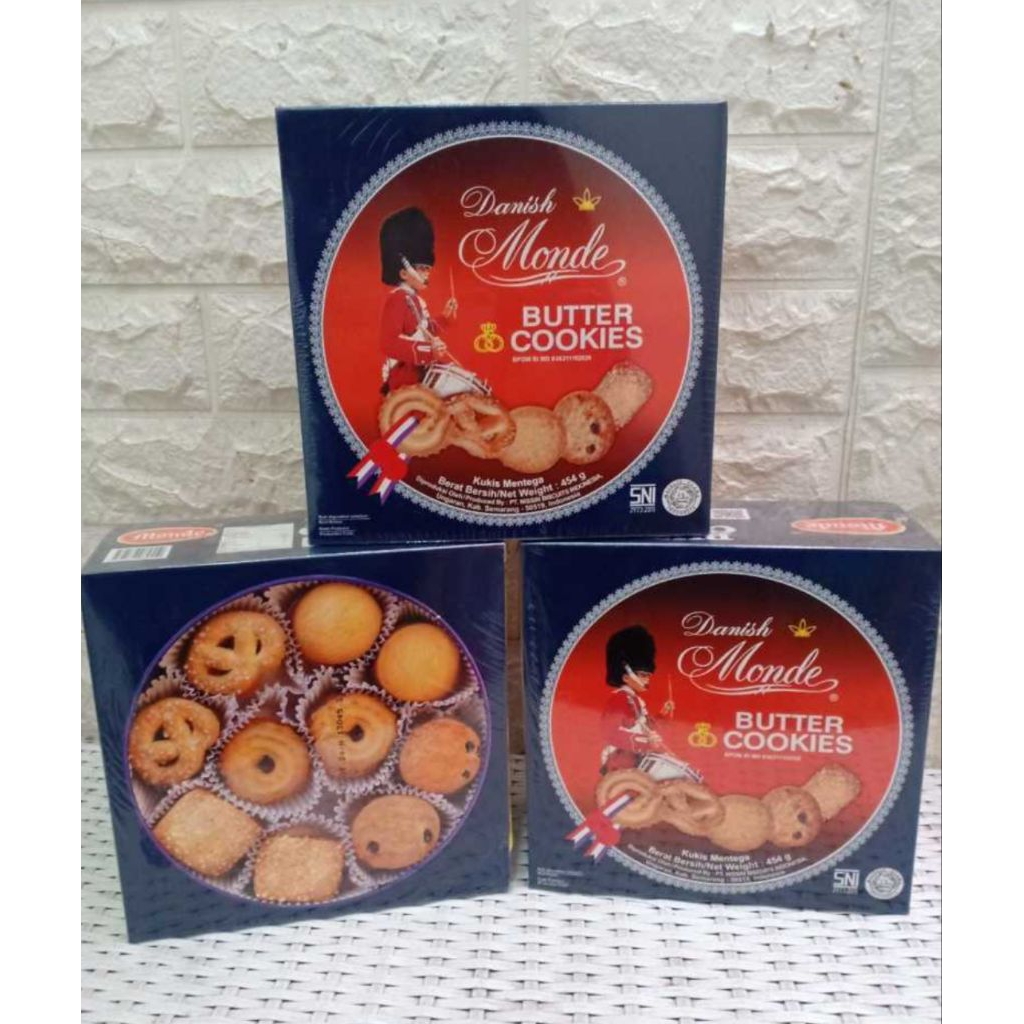 Jual [454 GRAM] Monde Butter Cookies Biscuits Assorted Biskuit Mentega ...