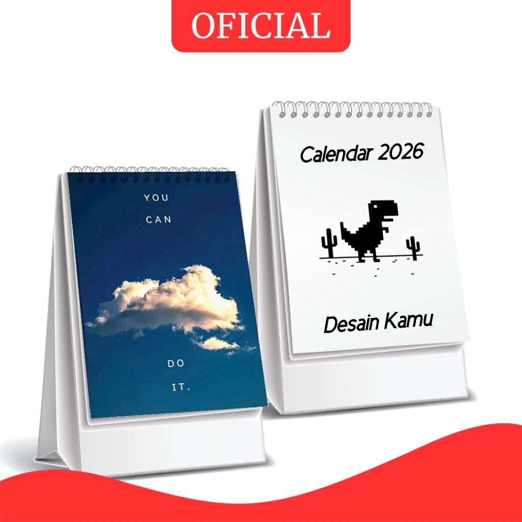 Jual Costum Kalender Meja Mini 2026 ukuran 9,5 x 12cm | Shopee Indonesia