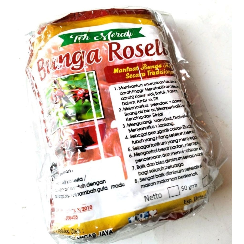 Jual bunga rosela merah 70 gram | Shopee Indonesia