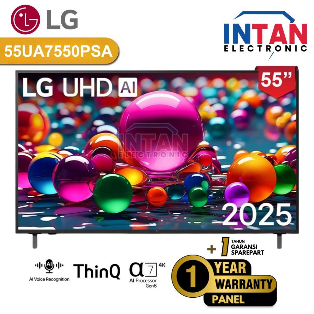 Jual SMART TV LG 55 INCH 55UA7550PSA UHD 4K HDR AI MAGIC REMOTE ...