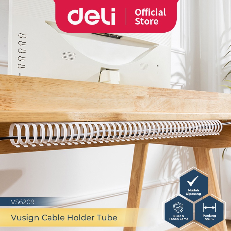 Jual Deli Kabel Holder Tube / Cable Holder Tube / Perapih Kabel Bawah ...