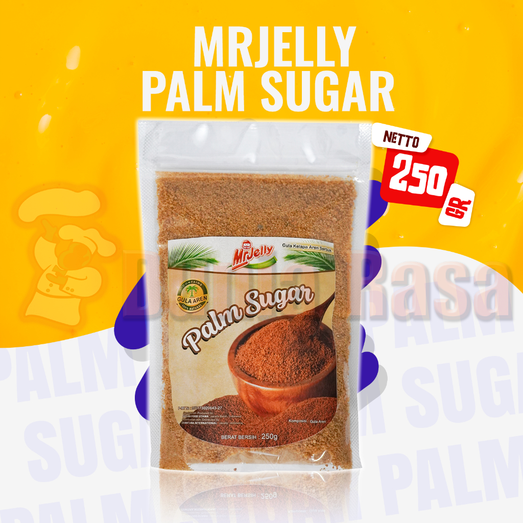 Jual MrJelly Palm Sugar 250gr l Gula Palem l Gula Aren Asli - Kemasan ...