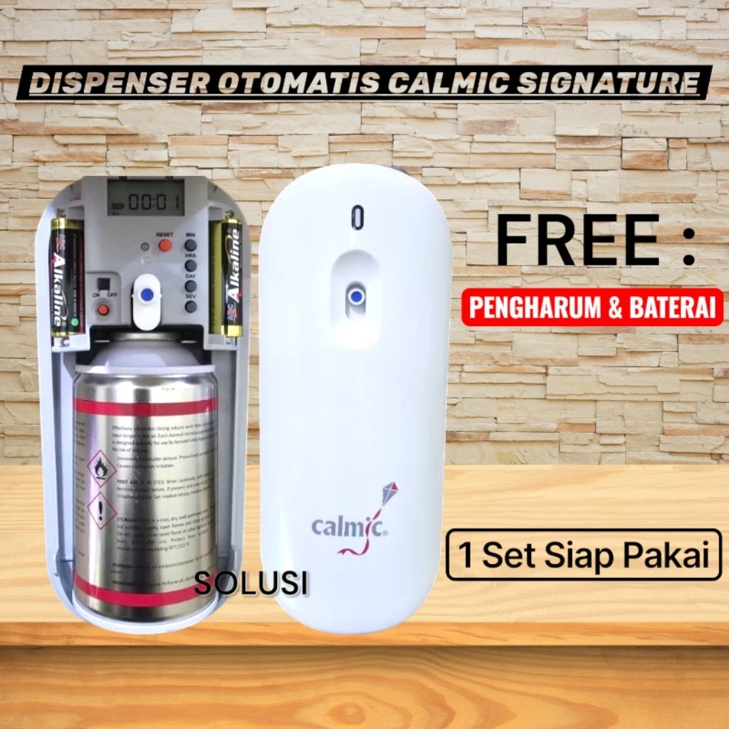 Jual Unit Semprot Dispenser Signature Calmic Second Free Parfum Dan ...