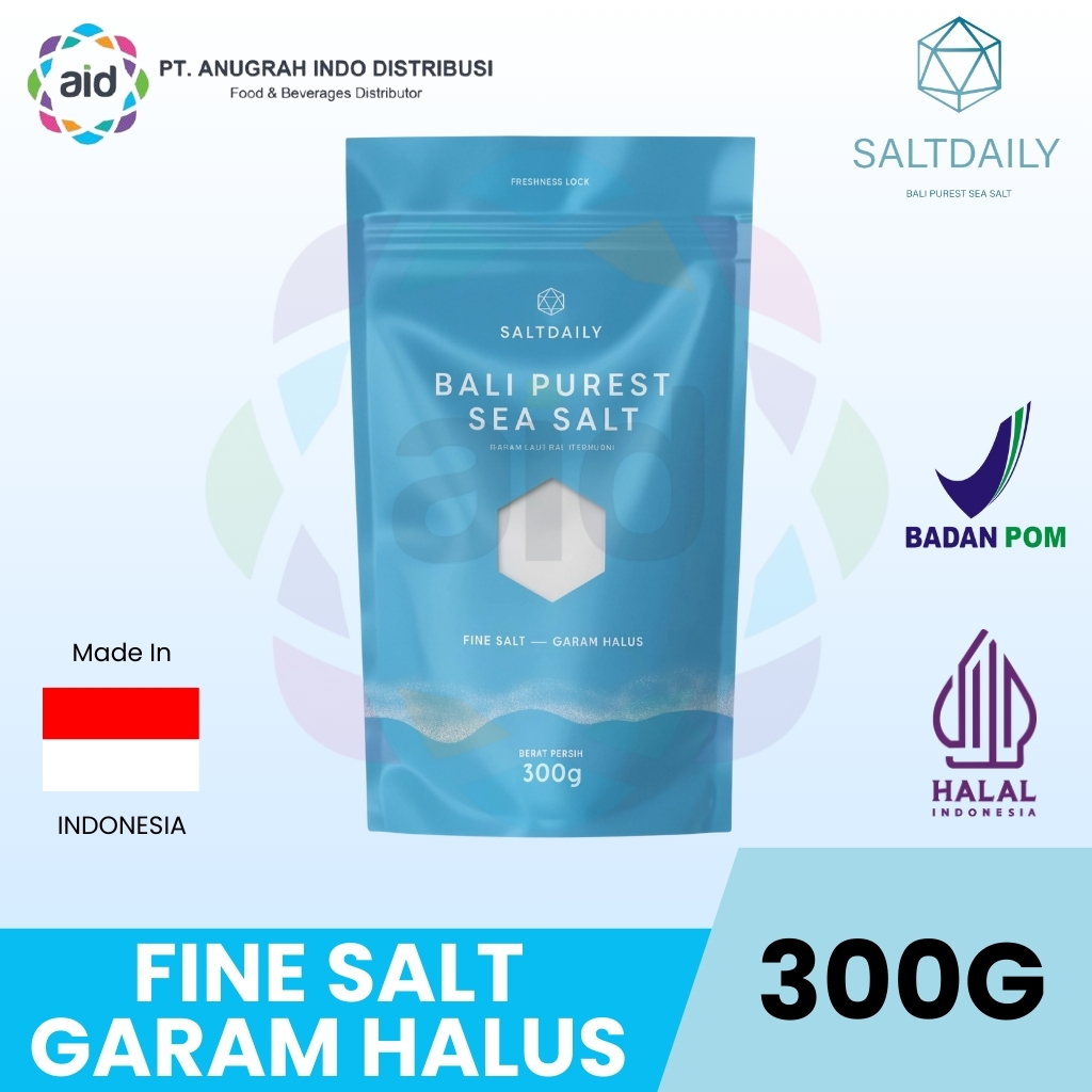 Jual SALT DAILY BALI PURE SEA SALT 300G - FINE SALT ( GARAM HALUS ...