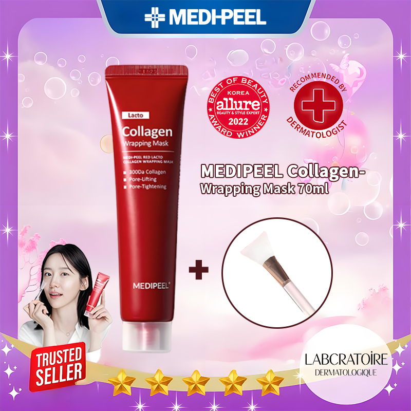 Jual Medipeel Red Lacto Collagen Wrapping Mask Korea/ Skincare Medi ...