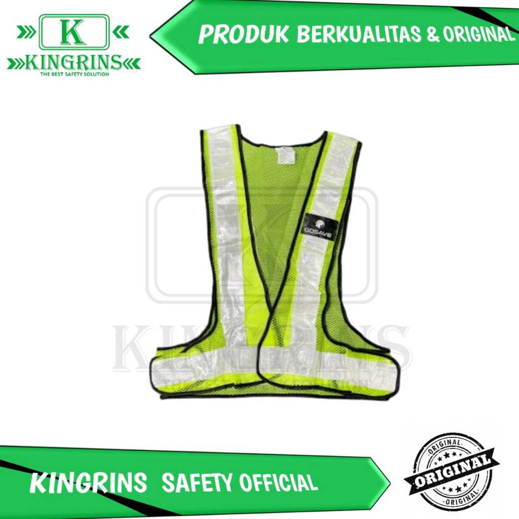 Jual Rompi Safety Proyek Jaring Model V Warna Hijau Oranye | Shopee ...