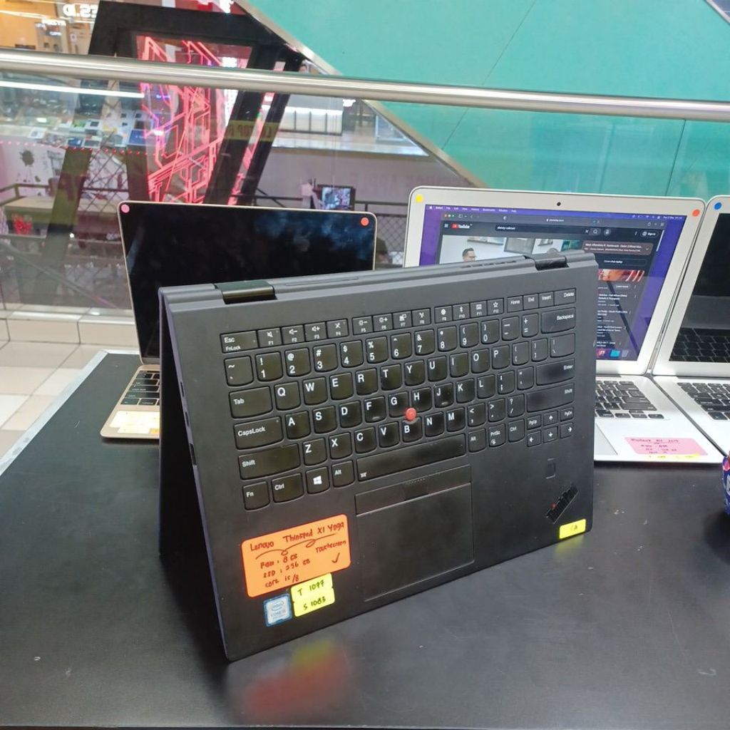 Jual laptop lenovo thinkpad X1 yoga x360 touchscreen core i5 8250U ram ...