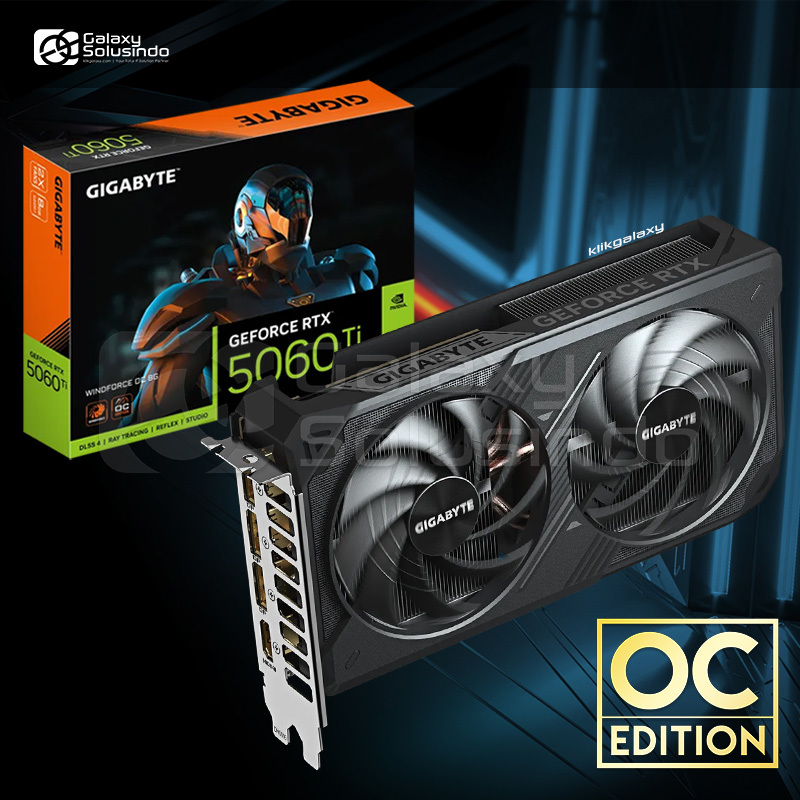 Jual GIGABYTE GeForce RTX 5060 Ti WINDFORCE 8GB OC GDDR7 - VGA GeForce ...