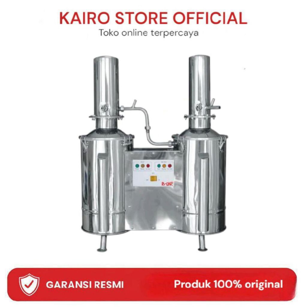 Jual B-ONE Double Water Distiller Alat Aquabides - 5L - 10L | Shopee ...