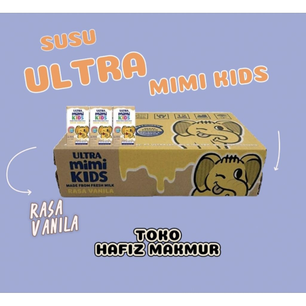 Jual Ultra mimi susu UHT rasa vanila perkarton isi 40 pcs | Shopee ...