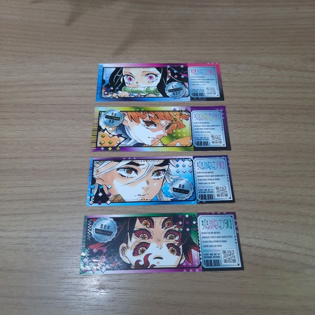 Jual OFFICIAL Demon Slayer Kimetsu no Yaiba Sticker Stiker Saikyo Jump ...