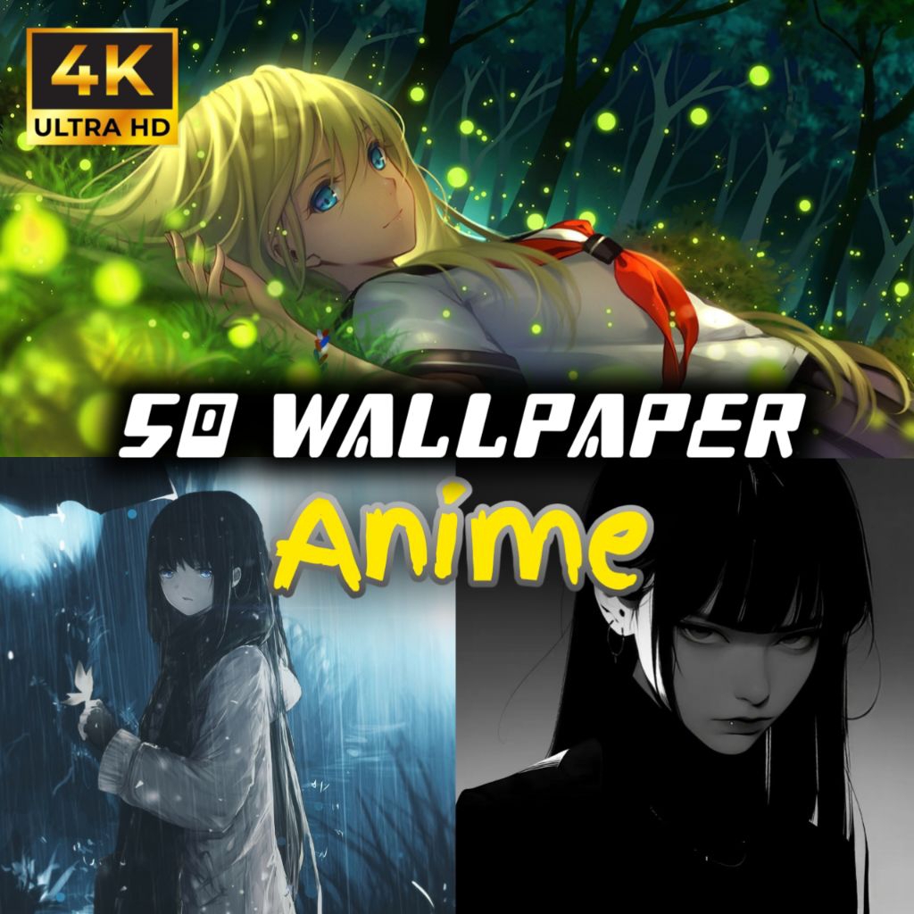 Jual 50 WALLPAPER ANIME HD 4K (Via Google Drive dan Siap Pakai ...