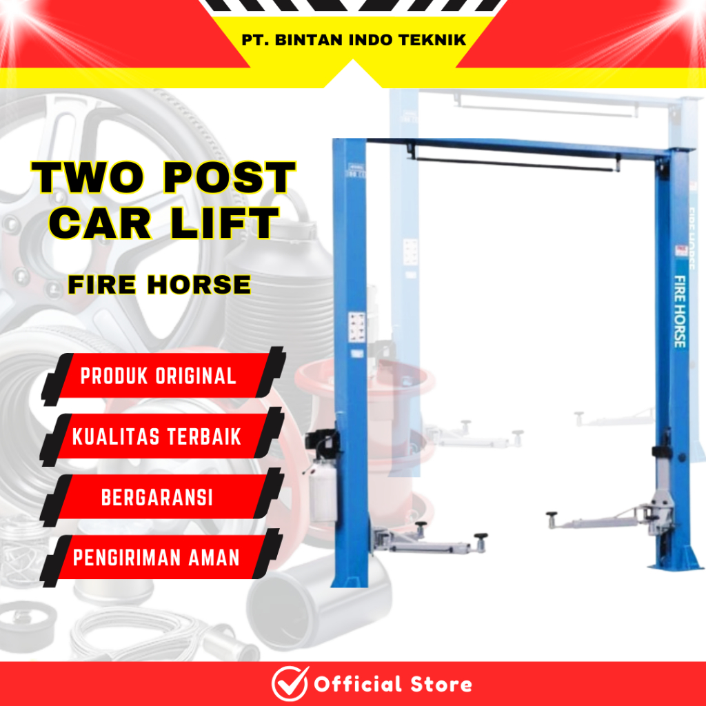 Jual Two Post Car Lift 4 Ton Fhorse Lift Mobil Hidrolik Alat Angkat ...