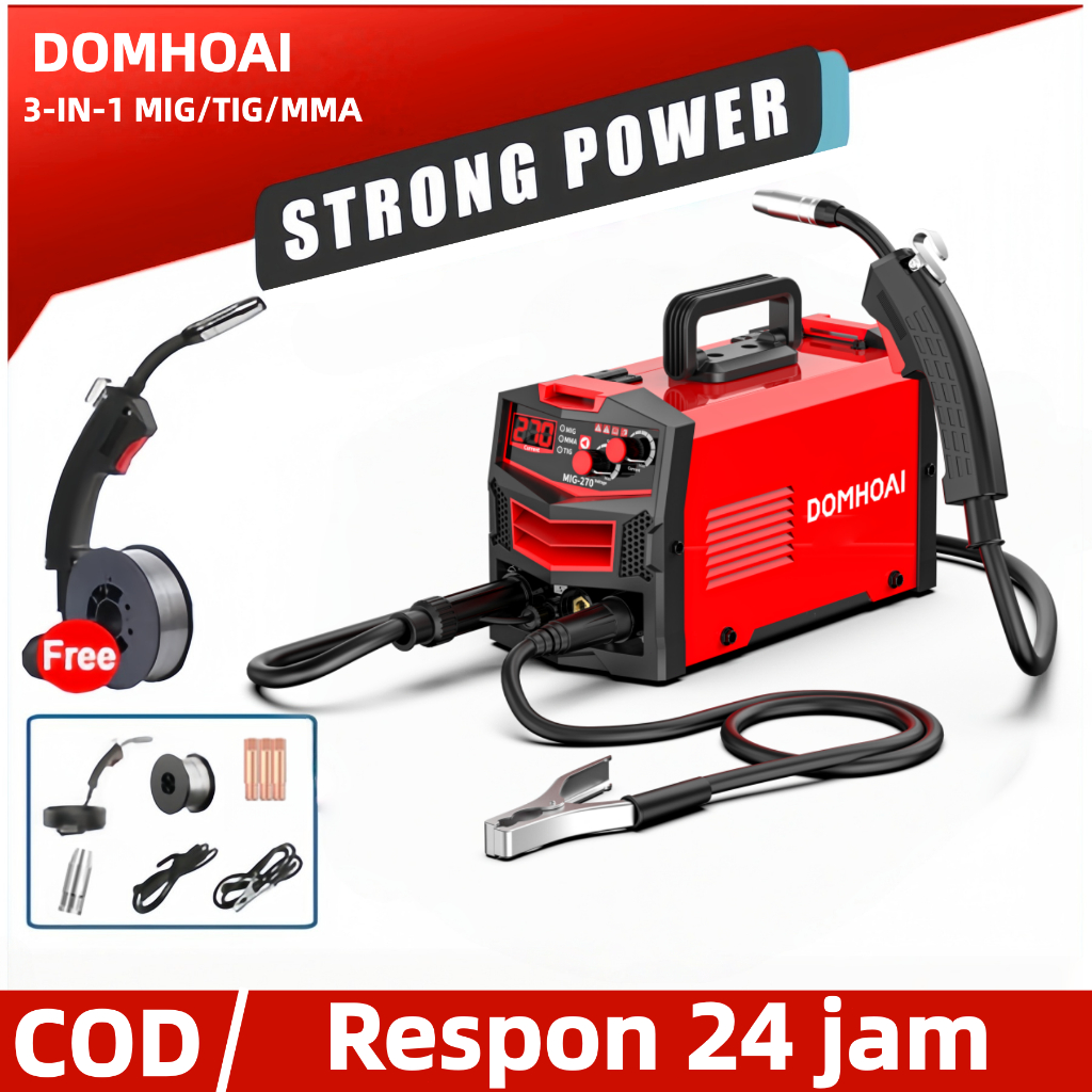 Jual DOMHOAI Mesin Las MIG Tanpa Gas Mesin Las 3 IN 1 Las Laser Tanpa ...
