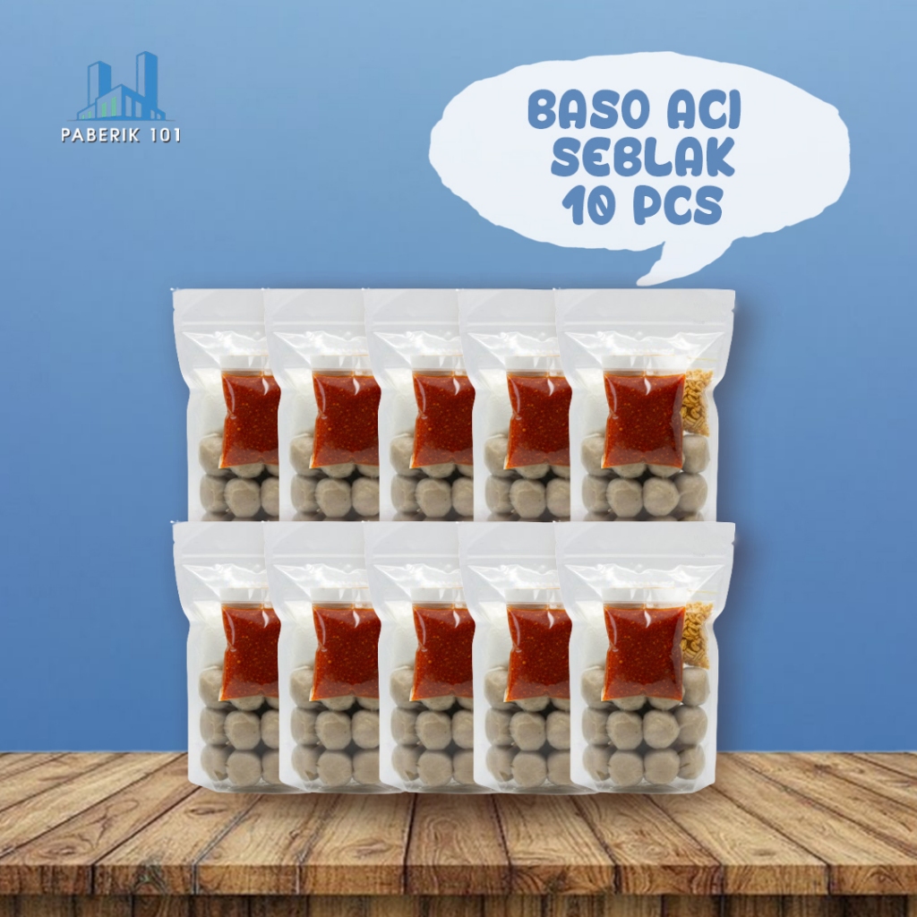 Jual BASO ACI SEBLAK ISI 10 BUNGKUS PAKET USAHA BASO ACI SEBLAK ...